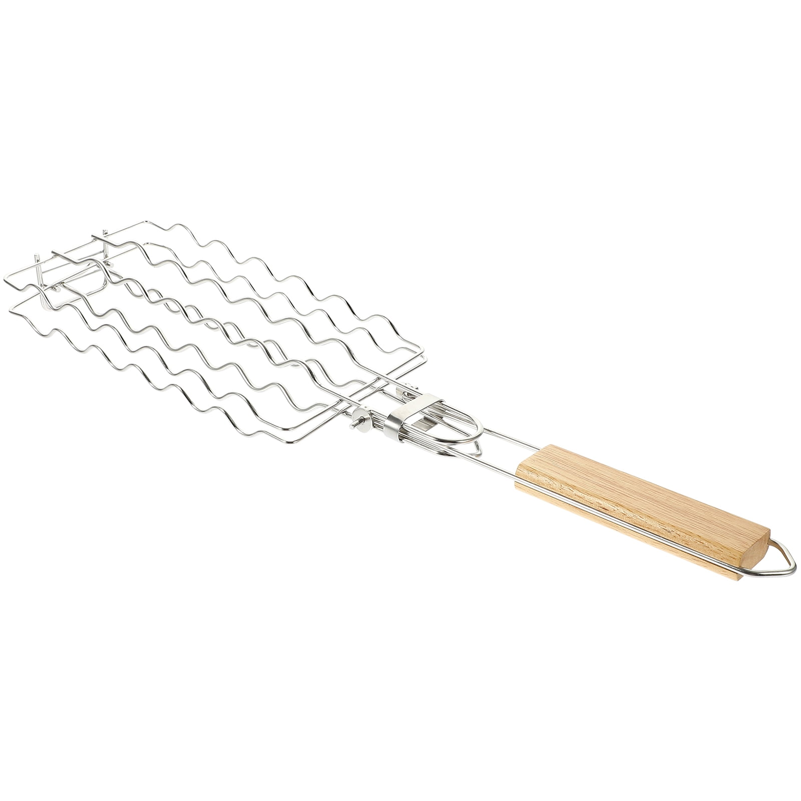 unbranded Outdoor Fish Grill Basket Stainless Steel Corn Steak Rack ...