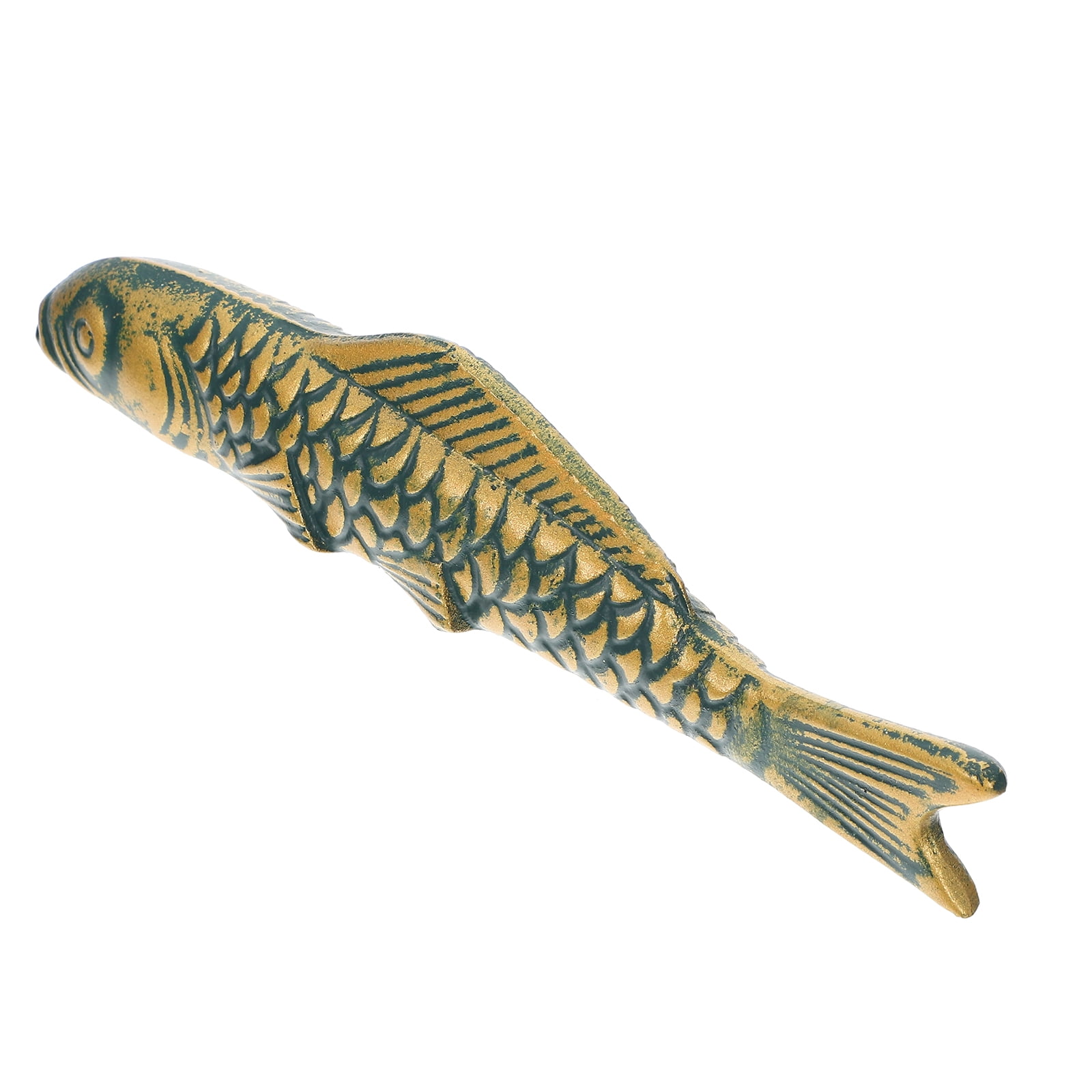 unbranded Pastel Carp Cast Iron Ruler Generous Paperweight Chinese ...