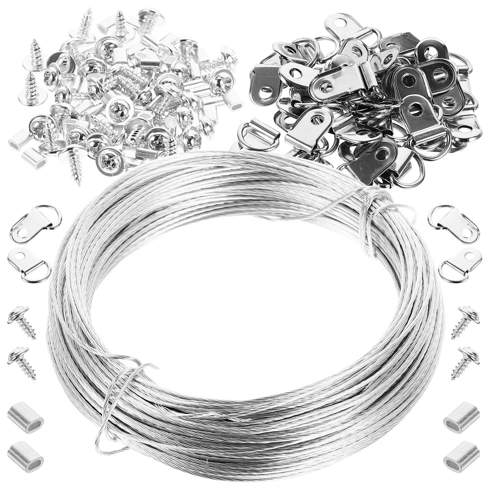 unbranded Picture Hanging Wire Kit for Frames Tacks Hangers Chain ...