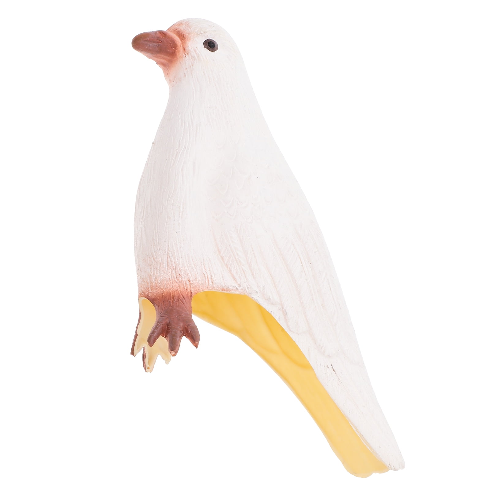 unbranded Pigeon Prop Artificial White Doves Feathered Bird Decor Fake ...