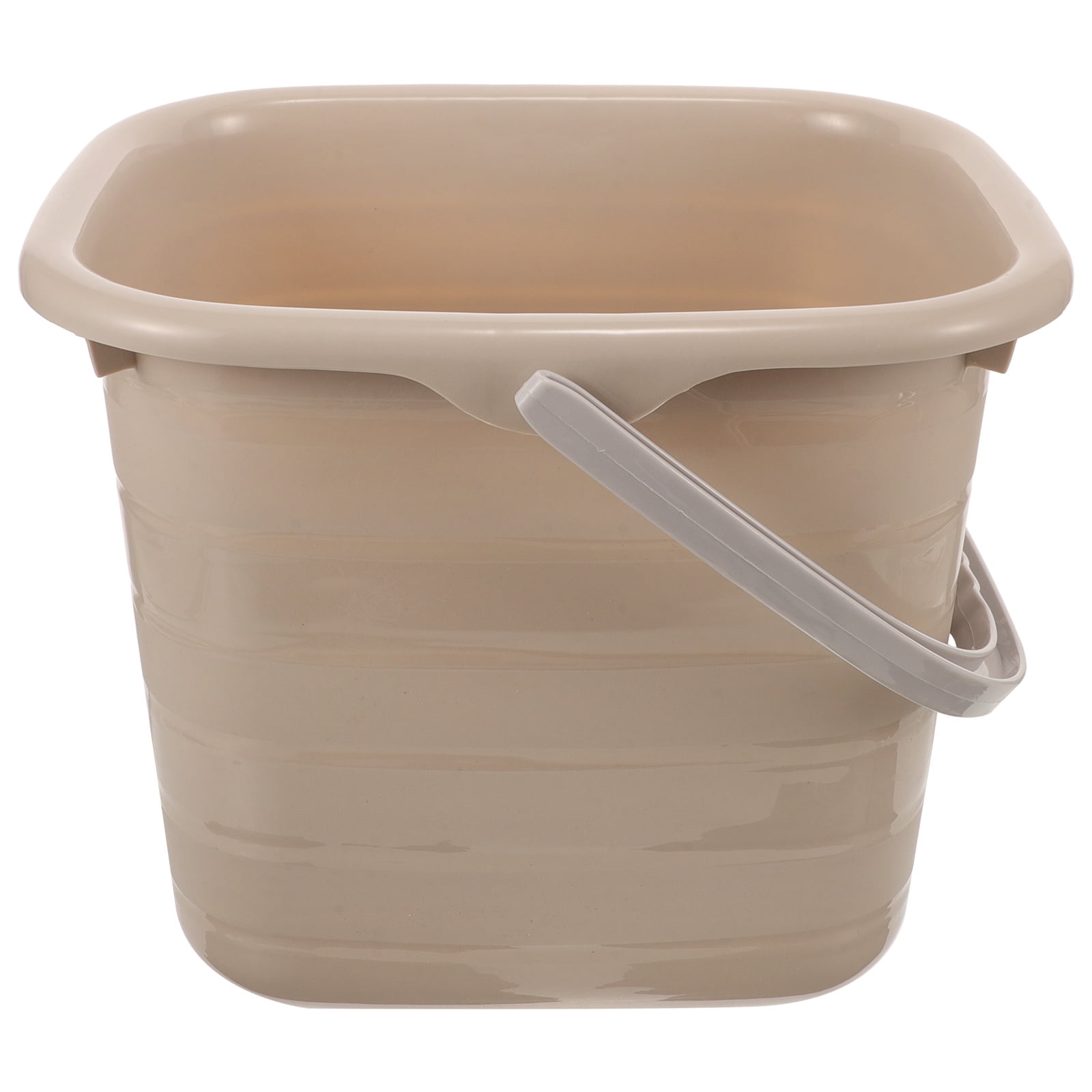unbranded Plastic Bucket with Handle Multipurpose Bucket Portable ...