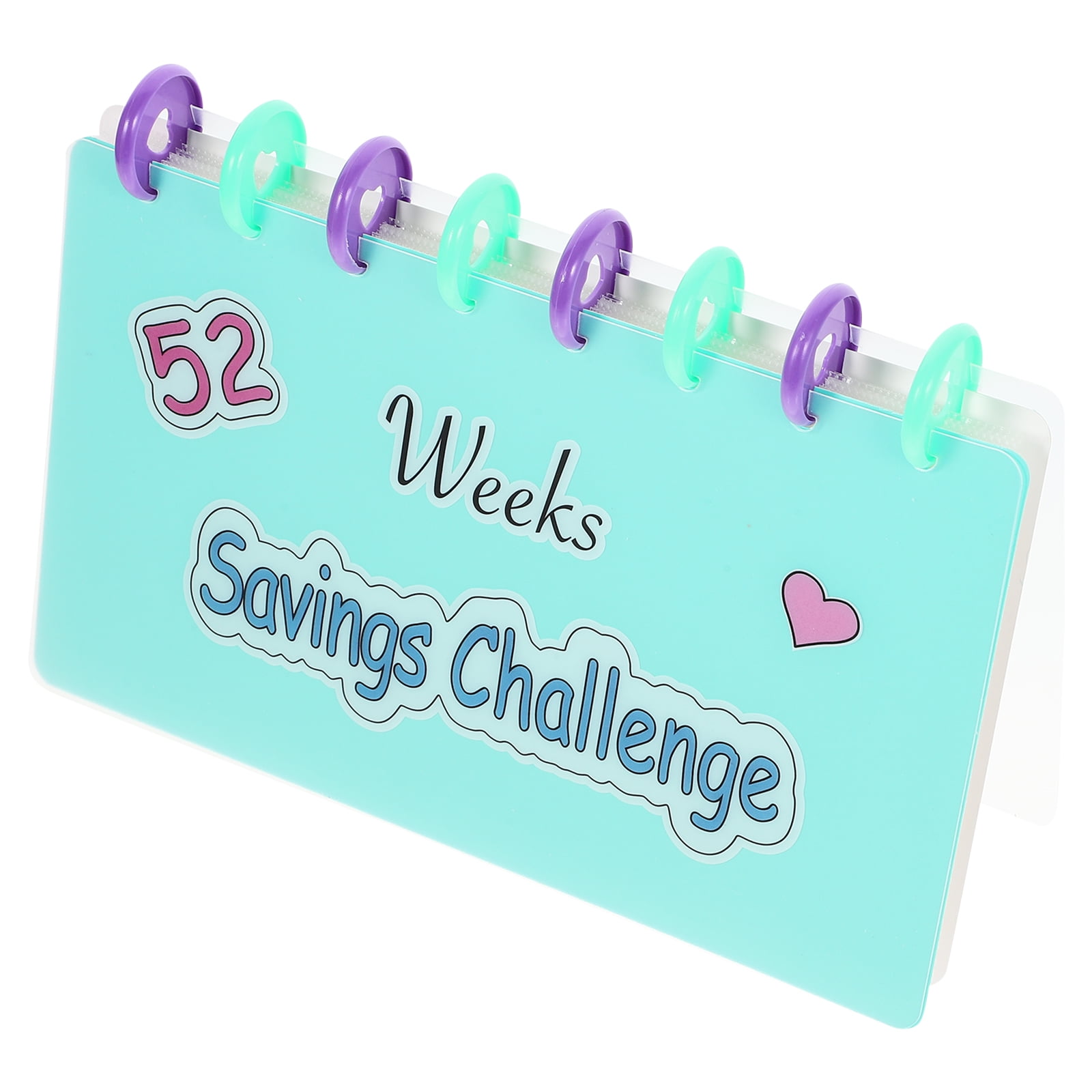 unbranded Plastic Savings Challenge Binder Loose-leaf Budget Binder ...