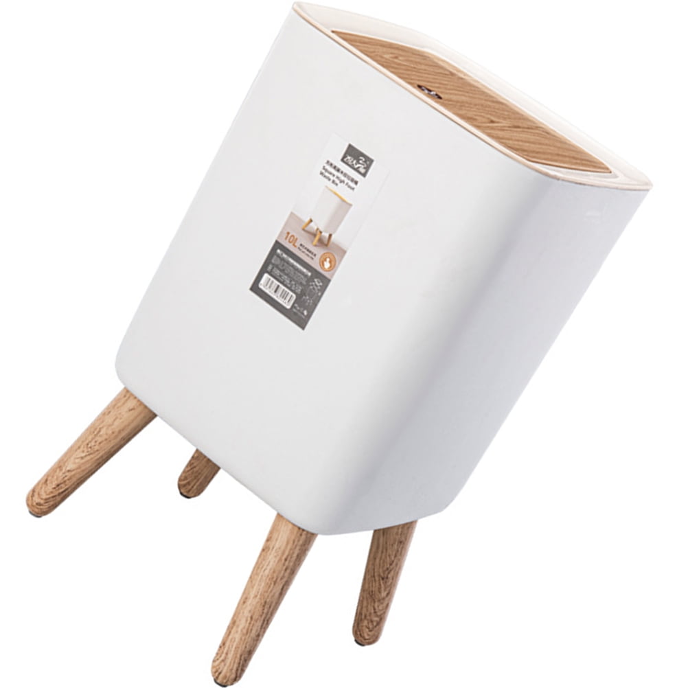 unbranded Press Pop-up Lid Trash Can Kitchen Containers Vintage Bin ...