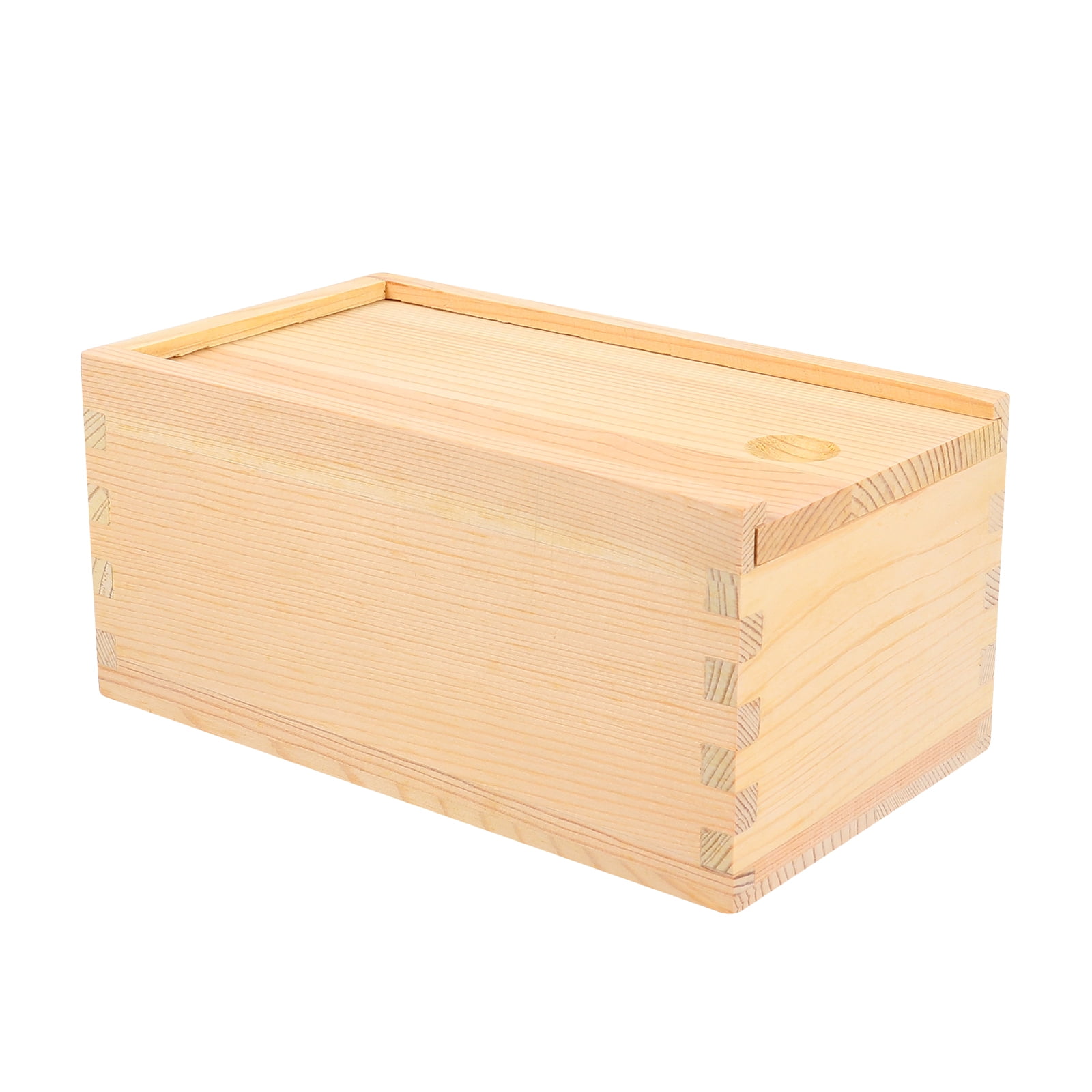 SKISUNO Desk Drawer Organiser Wooden Storage Box Yellow 1Pack 6.5x3.7in ...