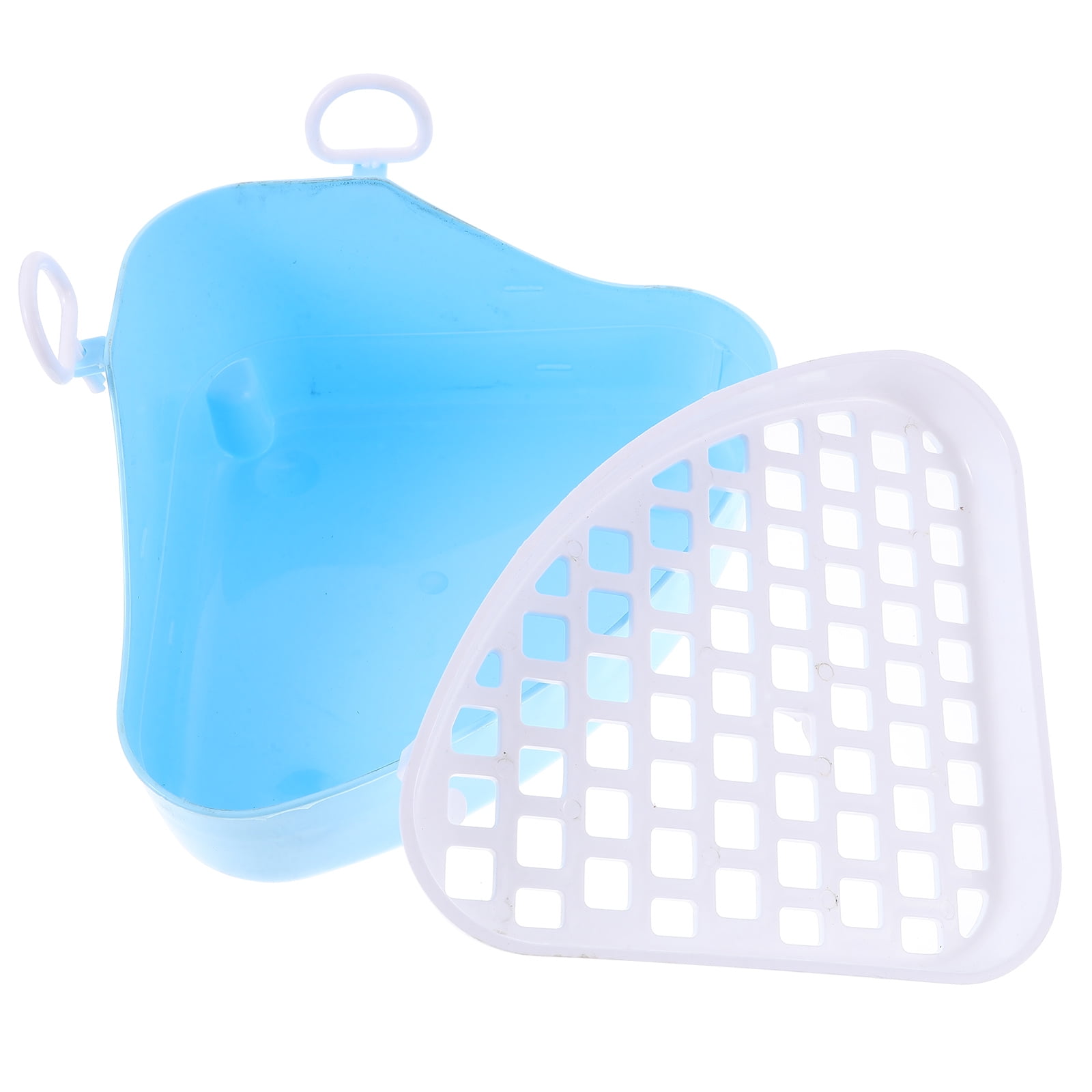 unbranded Rabbit Triangle Potty Trainer Cats Poop Bins Pet Guinea Pig ...