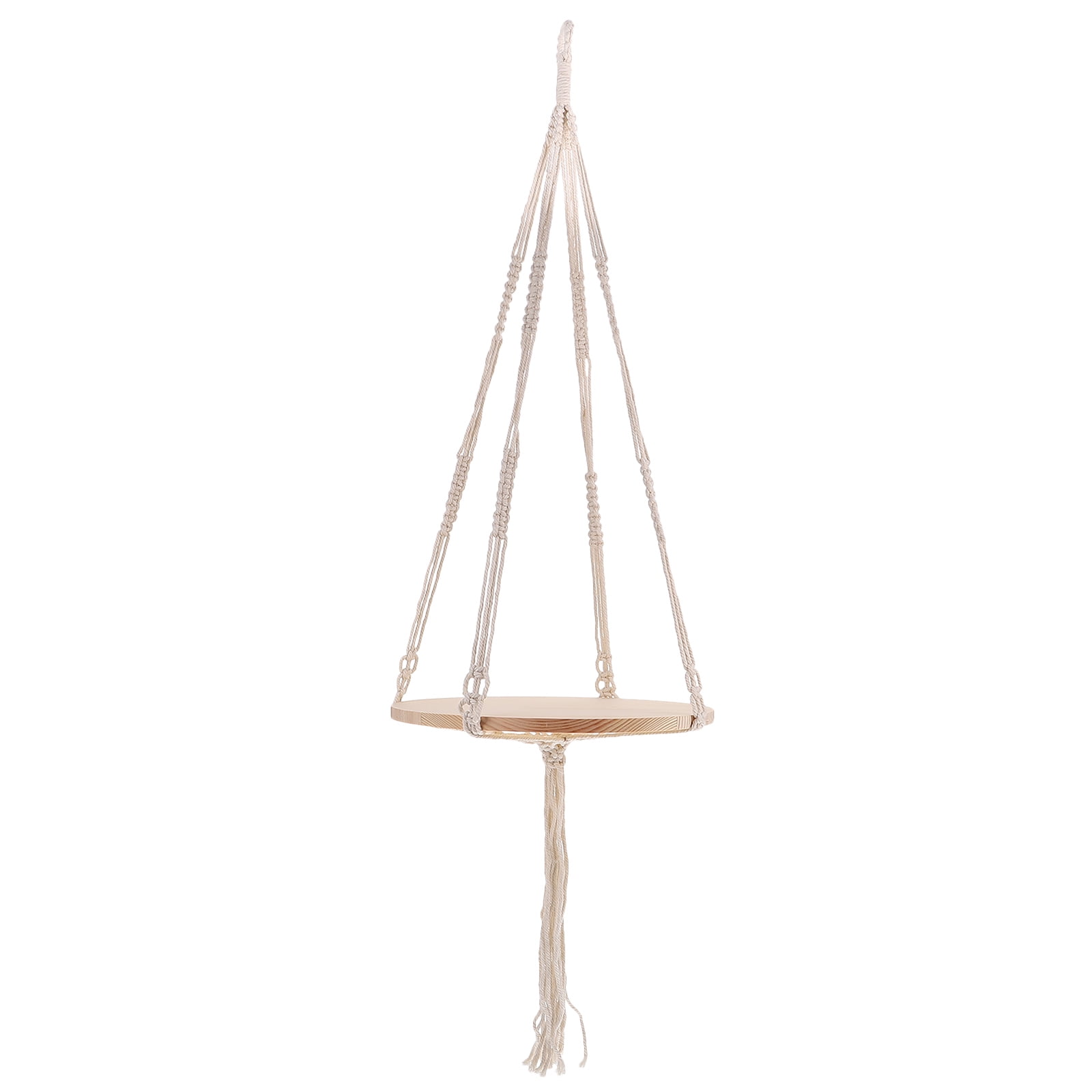 unbranded Railing Hanging Basket Net Bag Outdoor Flower Pot Space ...