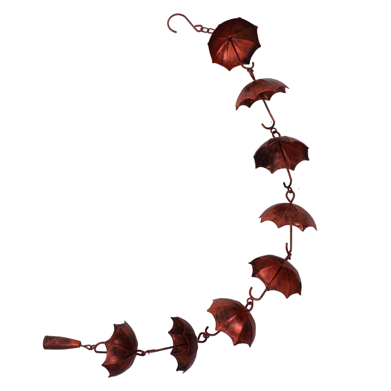 unbranded Rain Chain Replacement Iron Decorative Wind Chime Garden Rain ...