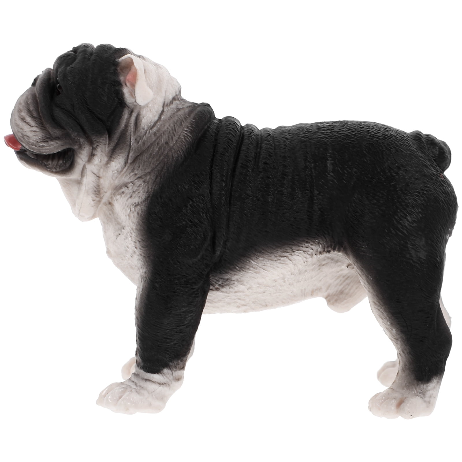 unbranded Realistic Bulldog Figurine Vivid Bulldog Animal Dog Figurine ...