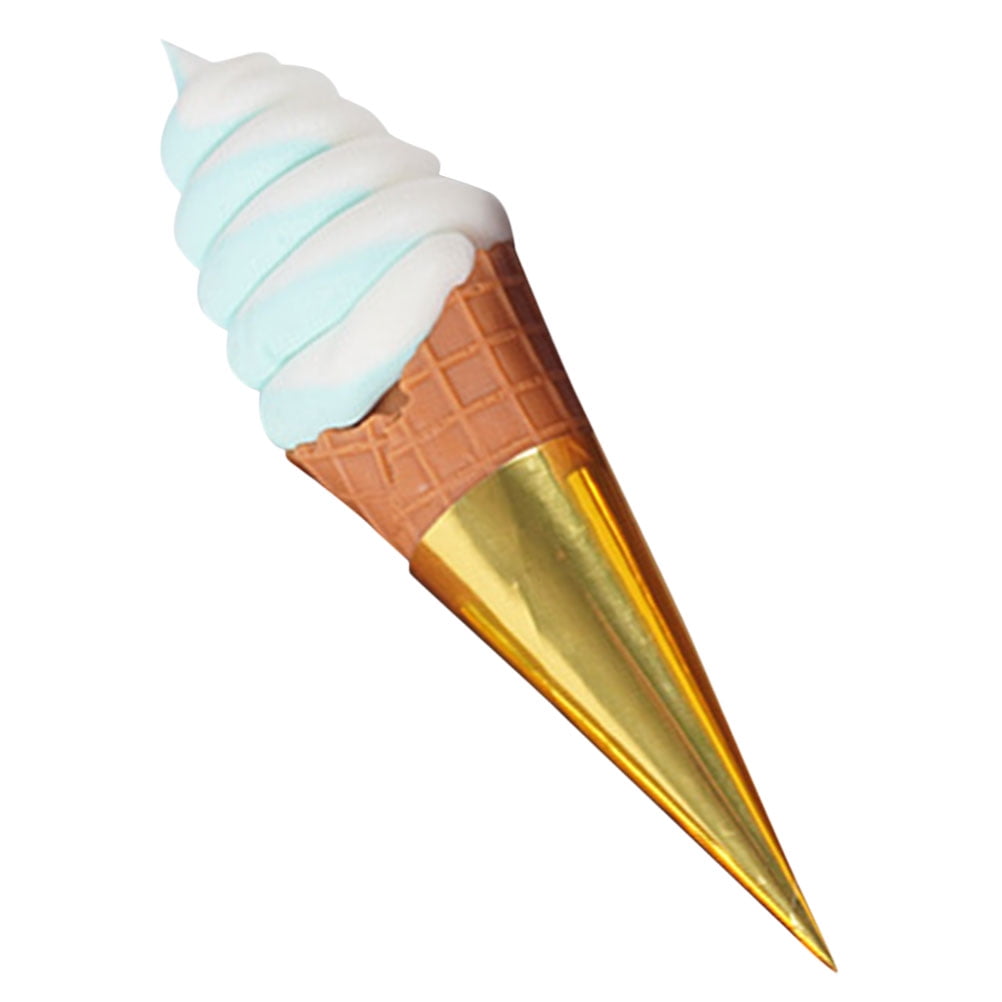 unbranded Realistic Ice Cream Cone Model Photo Prop Shop Window Display ...