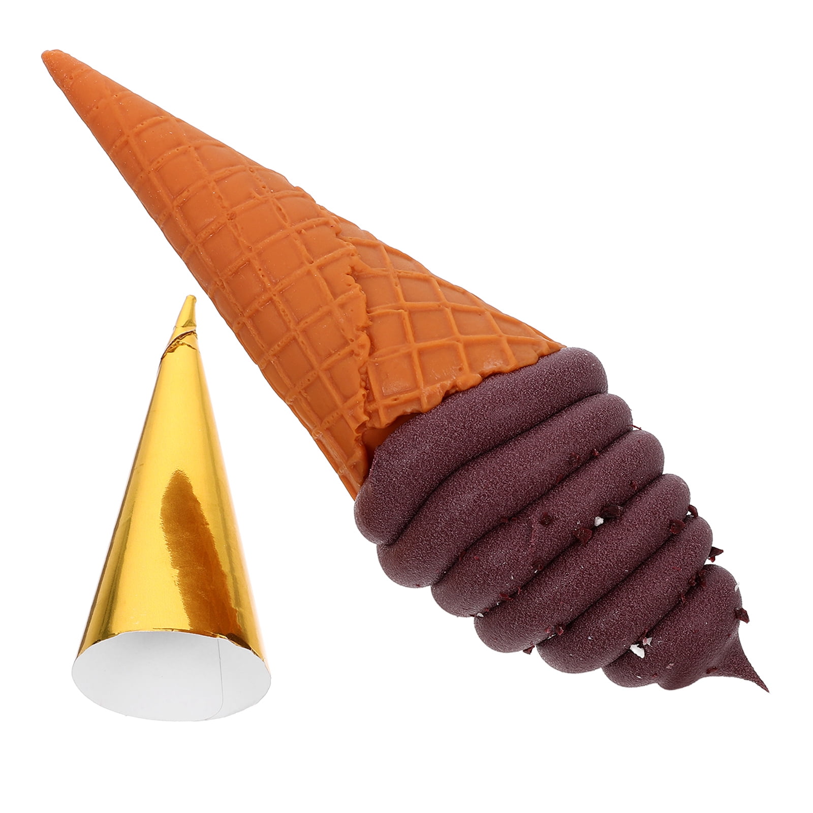unbranded Realistic Ice Cream Cone Model Photo Prop Shop Window Display ...