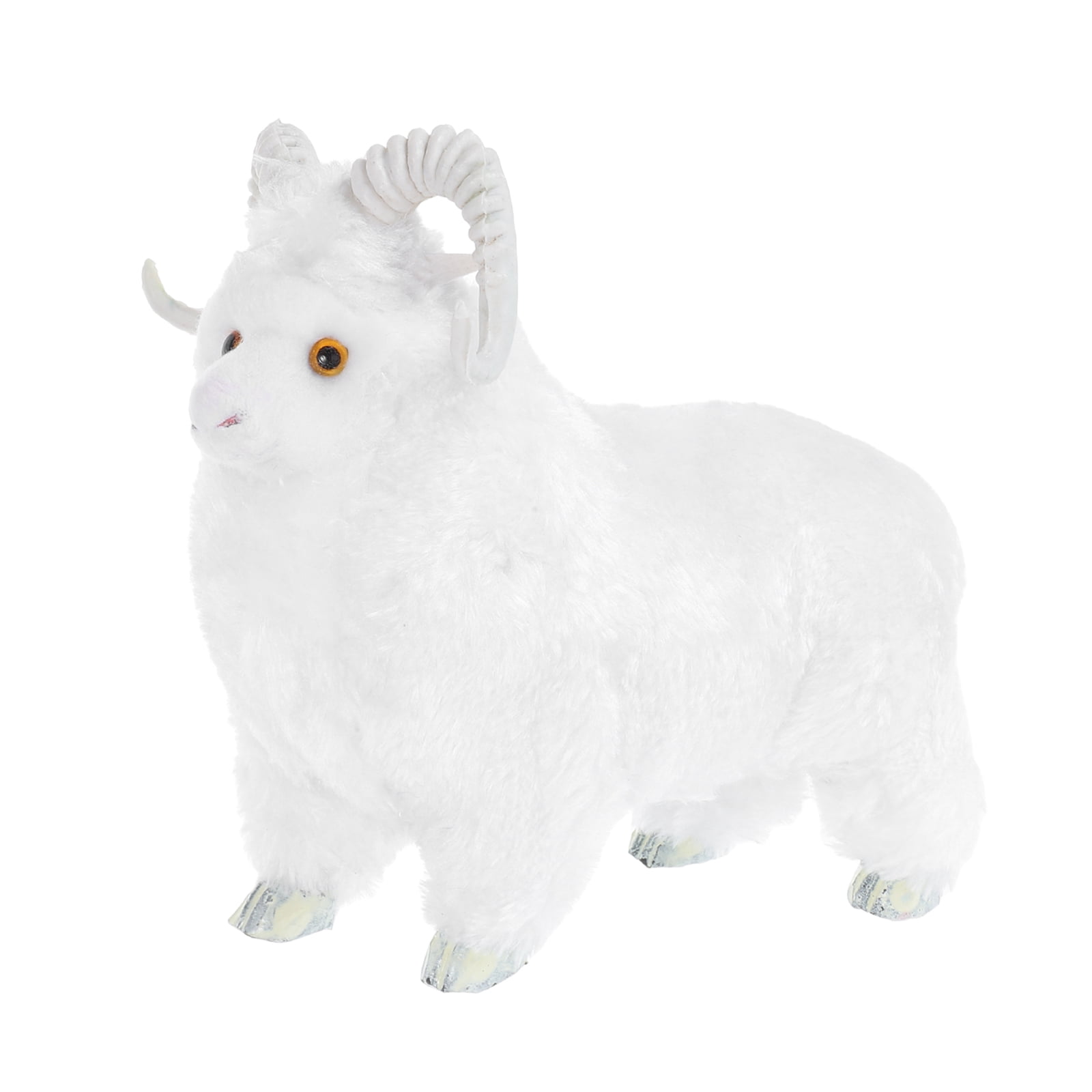 unbranded Realistic Sheep Figurines Artificial Goat Model Farm Animal ...
