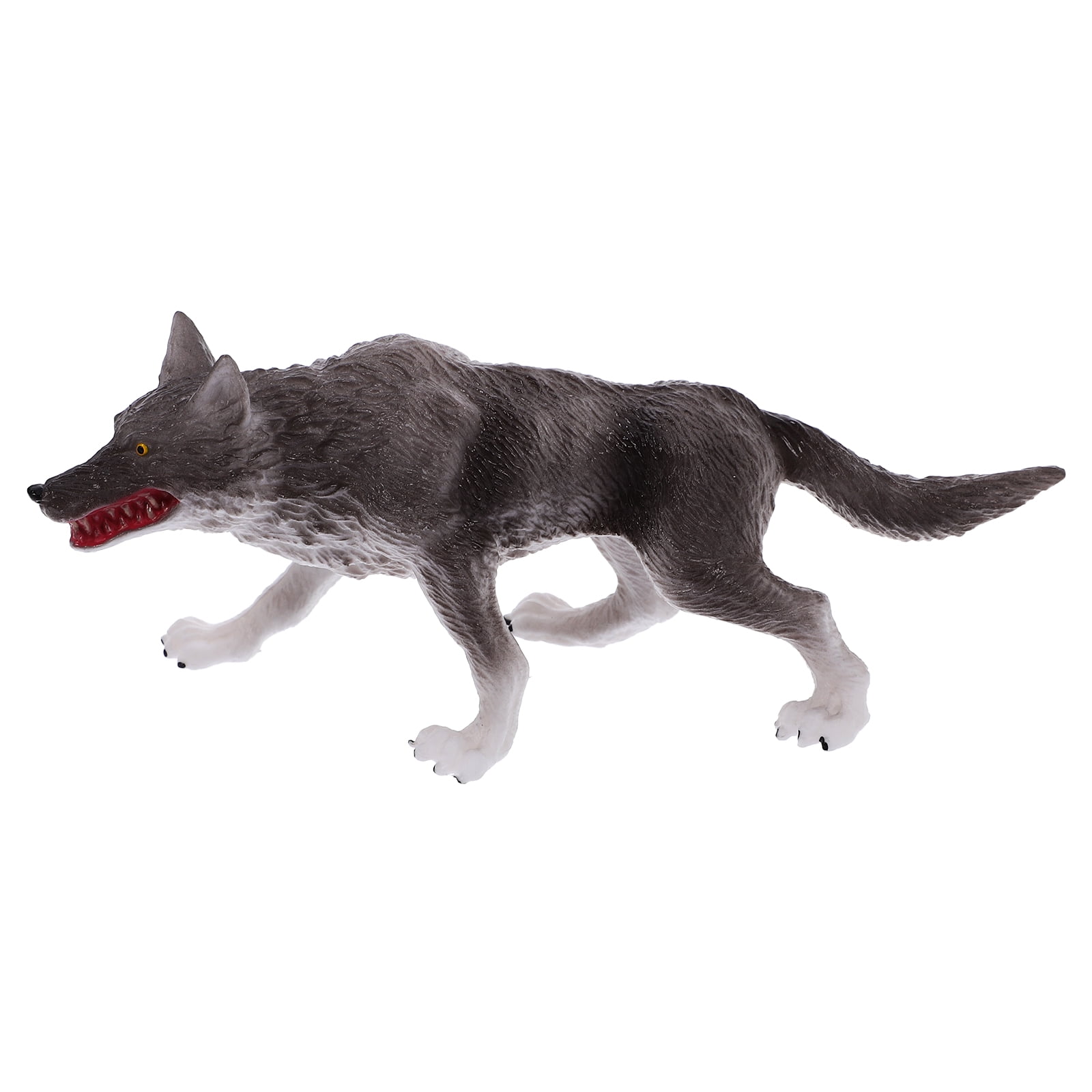 unbranded Realistic Simulation Wolf Model Cognitive Fake Wolf Figure ...