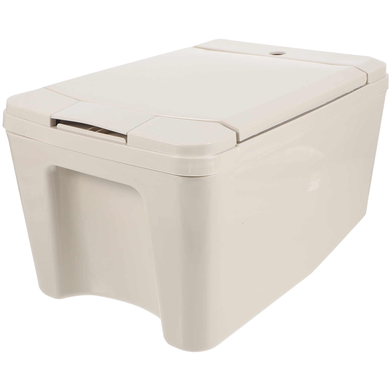 unbranded Rectangle Bucket with Wheels Garbage Can Tea Leaf Container ...