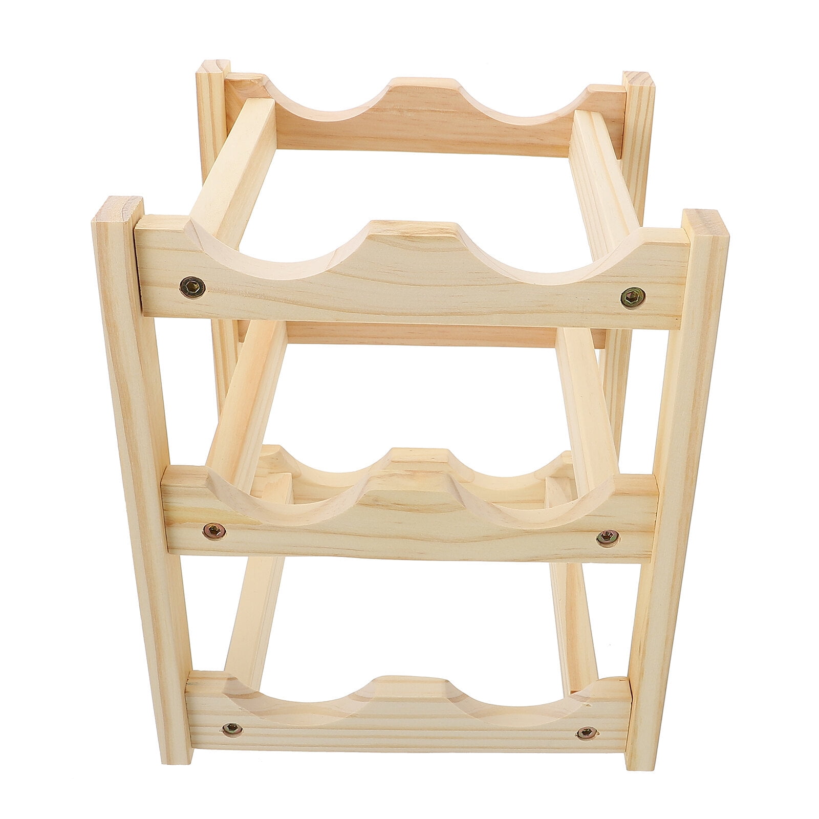 unbranded Red Wine Organizer Display Rack Shelves Freestanding Floor ...