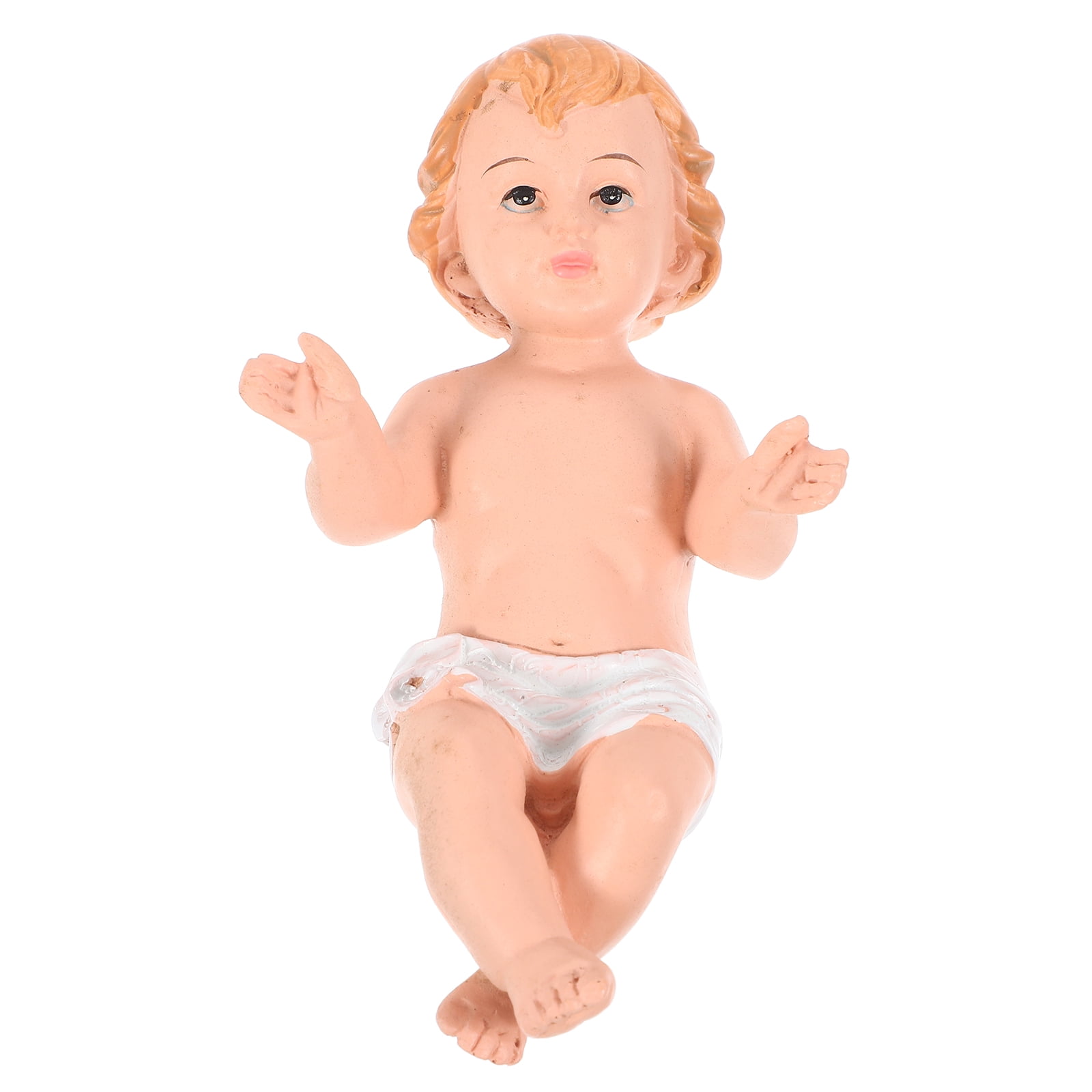 unbranded Resin Baby Jesus Statue Desktop Baby Jesus Shape Figurine ...