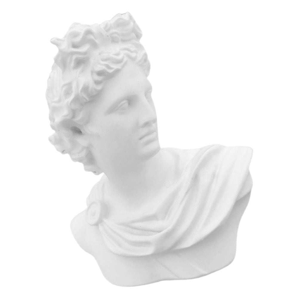 HEMOTON White Resin Greek Statue for Desktop Decoration with Material ...