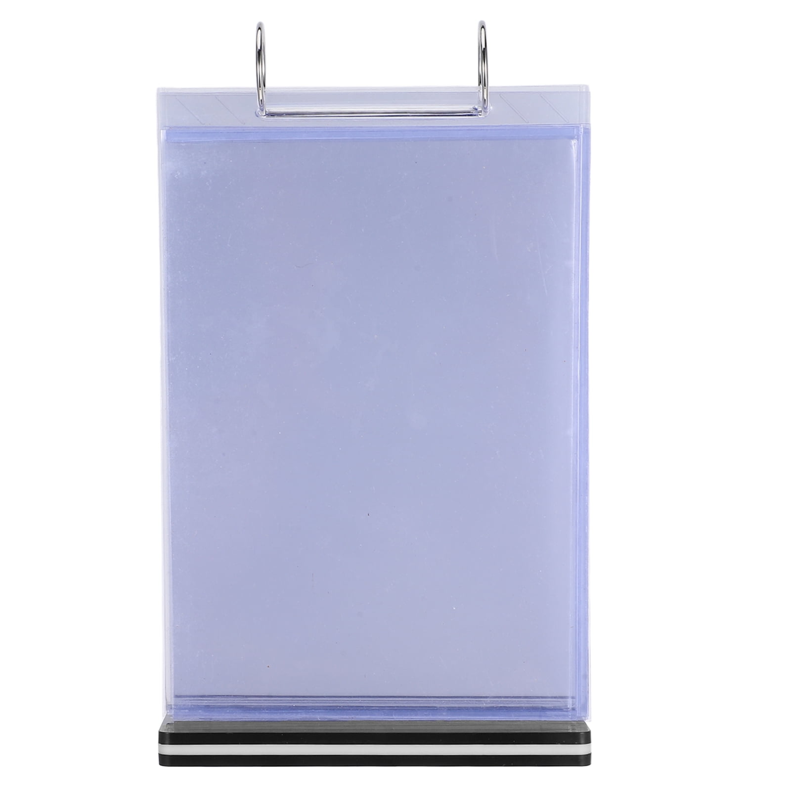 WHAMVOX Transparent Plastic Menu Folder Stand for Restaurant Table Card ...