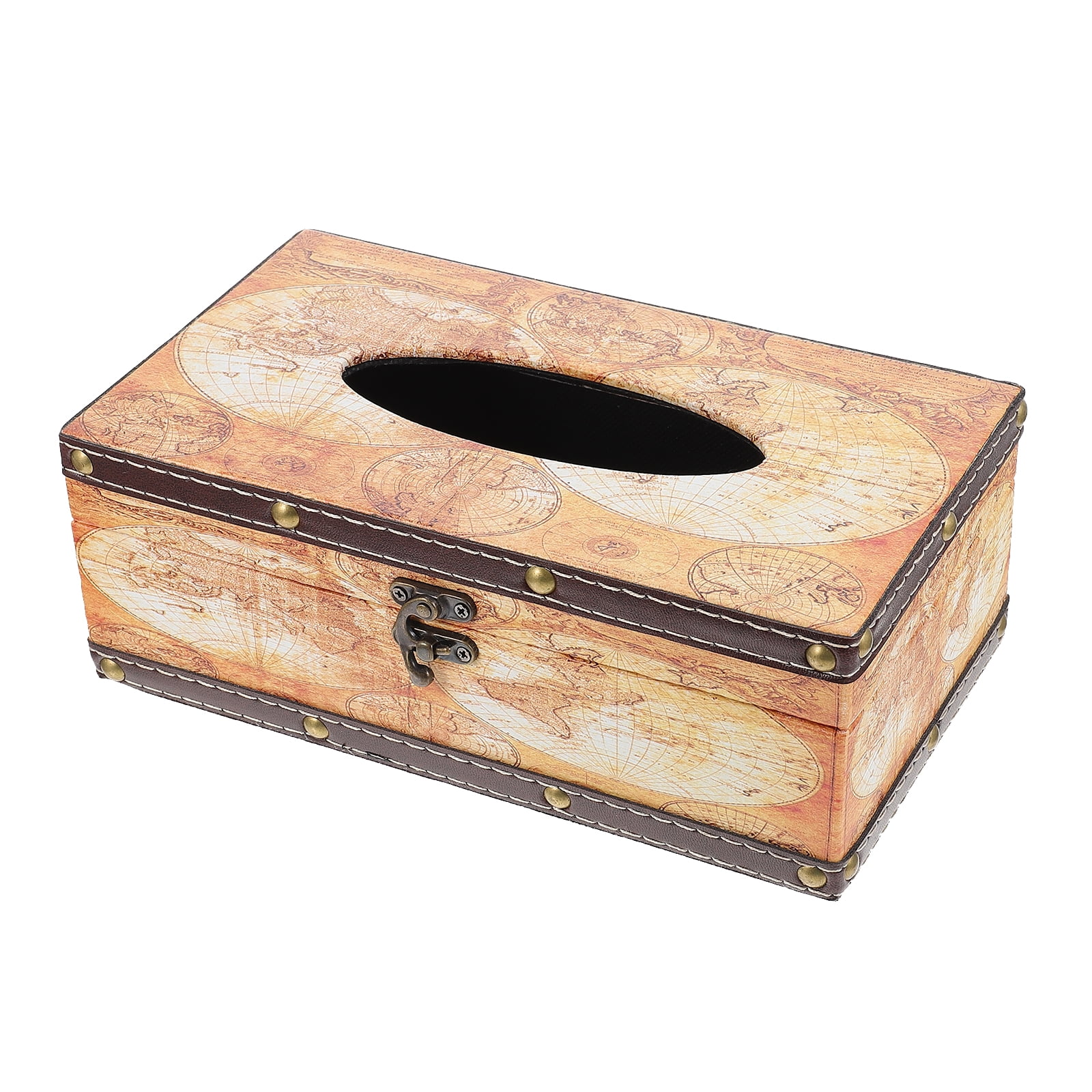 unbranded Retro Paper Box Bins Tissue Dispenser Office Desk Decor ...