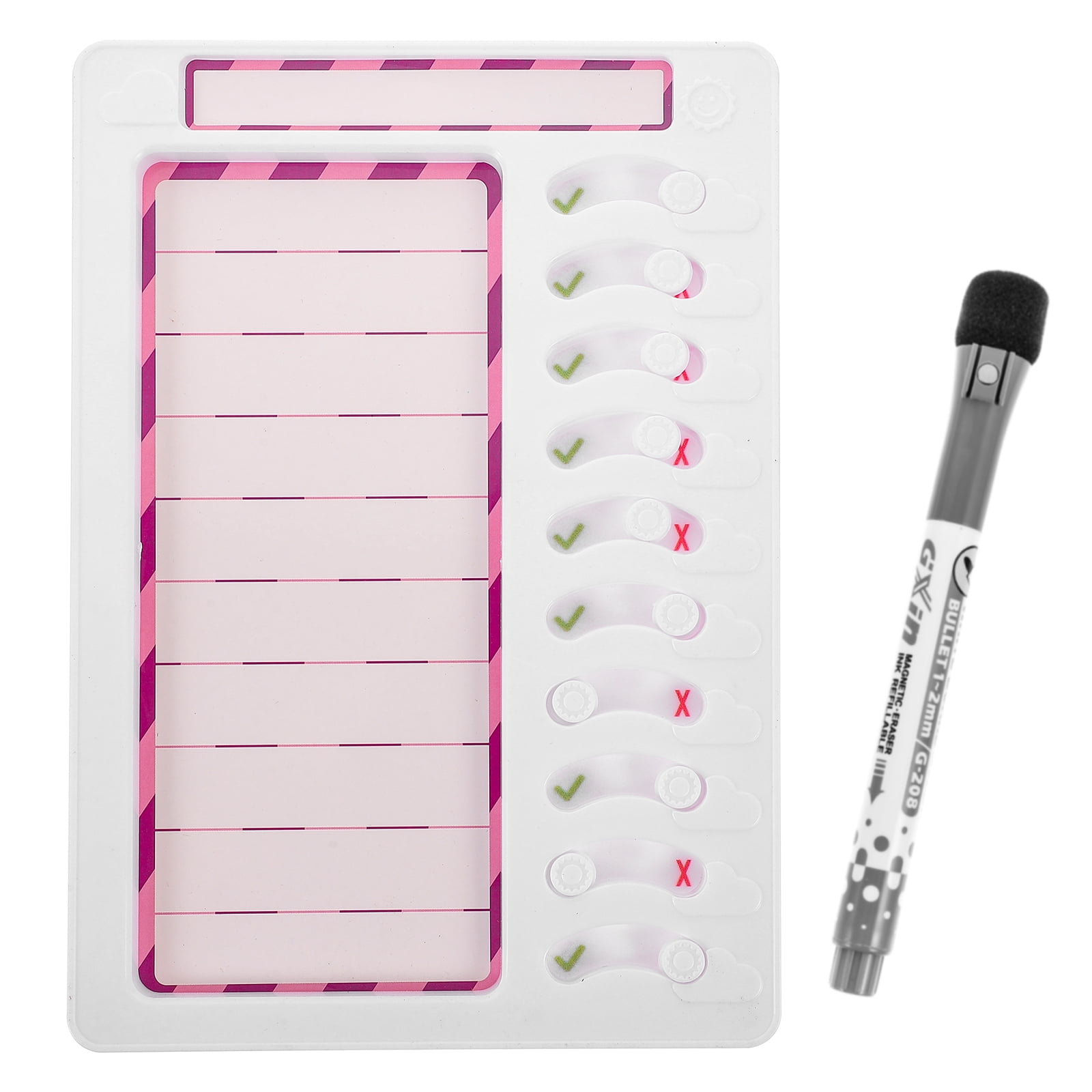 unbranded Reusable Checklist Chart for Kids Multiple Children's ...