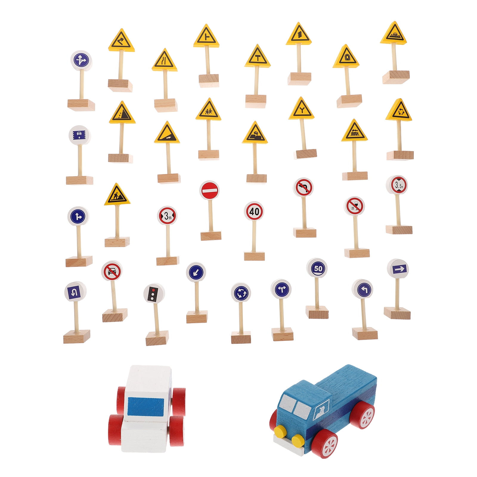unbranded Road Signs for Kids Miniature Traffic Toy Toys Child Toddler ...