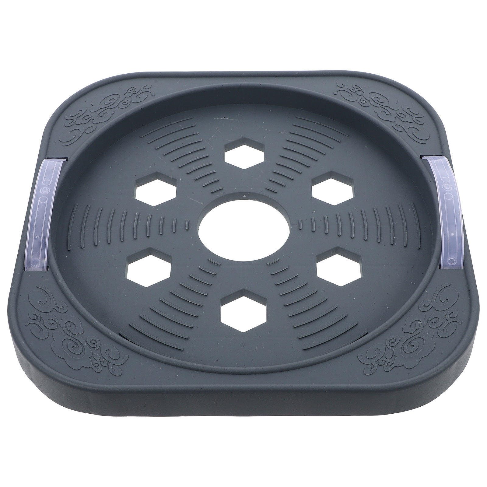 unbranded Rolling Plant Tray Gas Tank Holder Round Flower Pot Moving ...