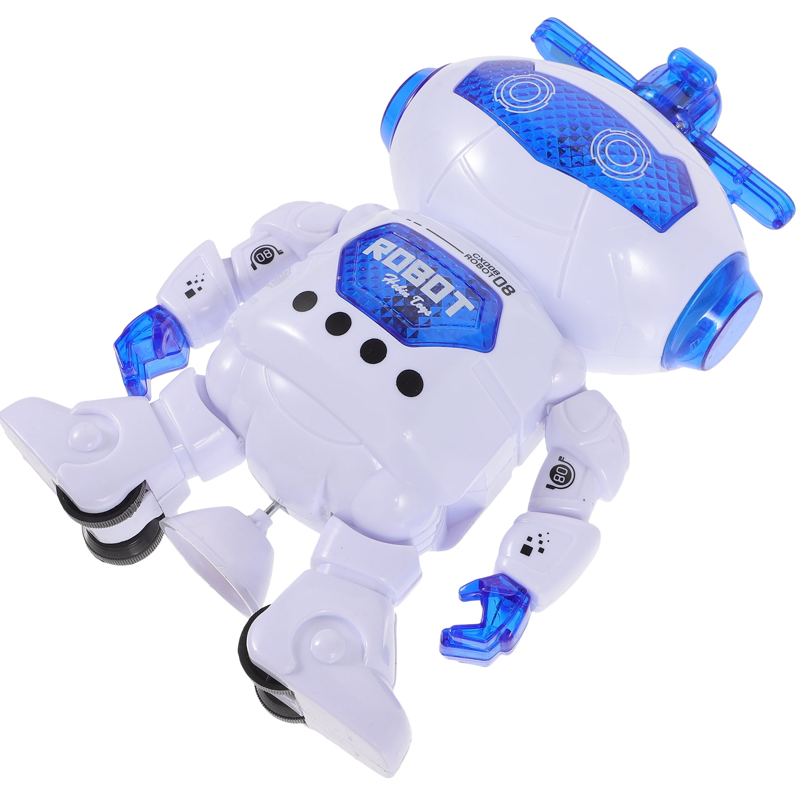 unbranded Rotating Electronic Robot Battery Operated Toy Child ...