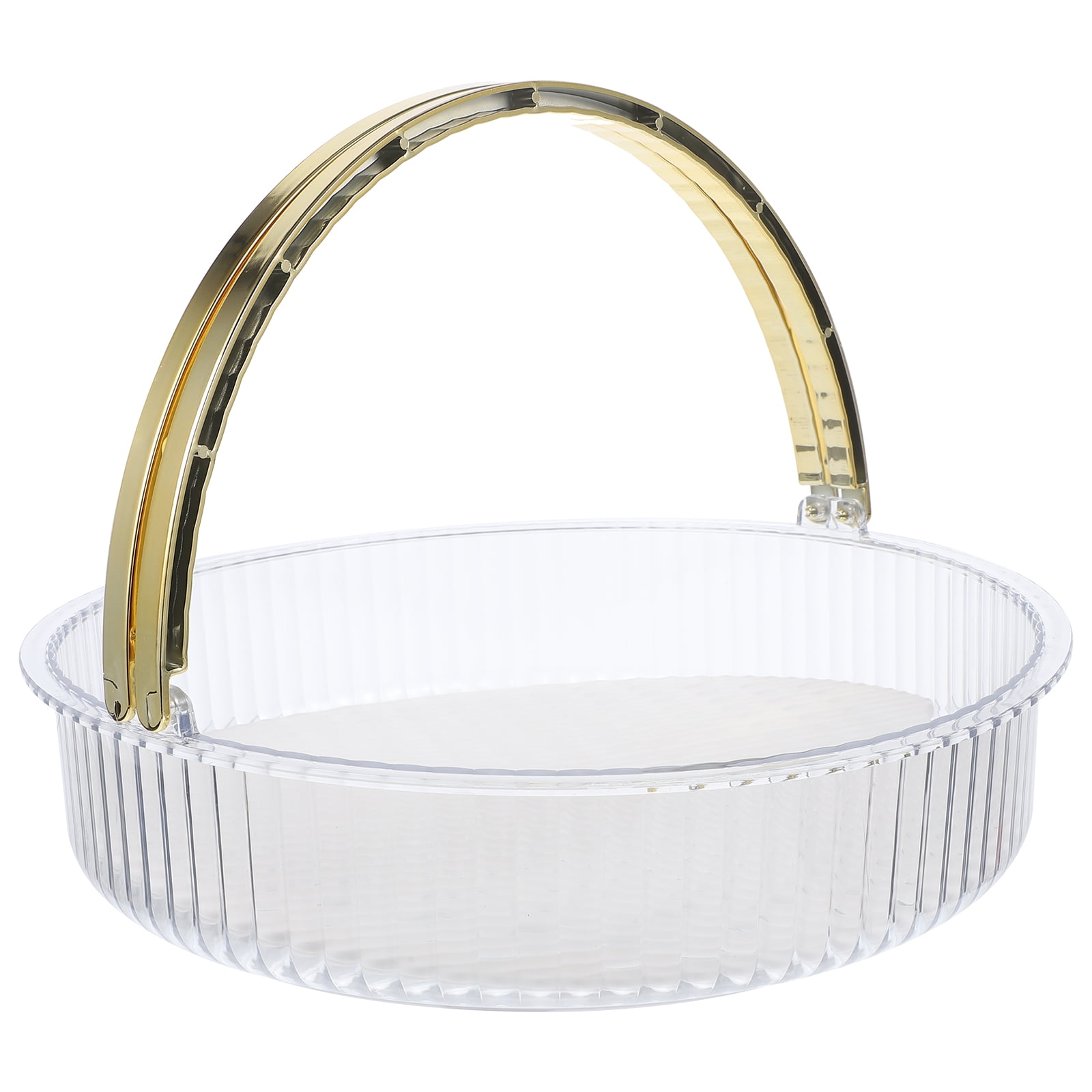 unbranded Basket Shelves Rotating Storage Tray Transparent Fruit ...