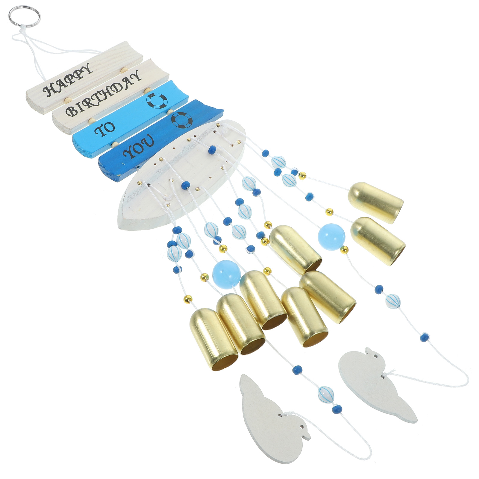 unbranded Sailboat Wind Chime Pendant Nautical Themed Wind Chime ...