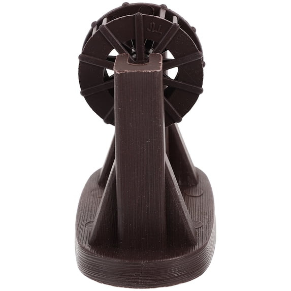 HOMEMAXS Dark Brown Plastic Water Wheel Decor for DIY Fountain Fish ...
