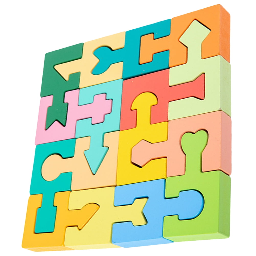 unbranded Shape Matching Blocks Shape Matching Puzzle Toddler Preschool ...
