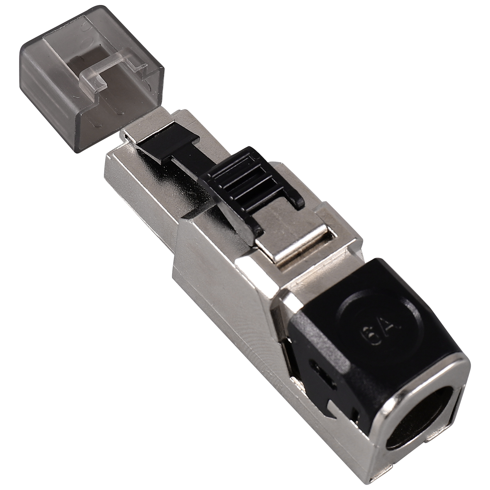unbranded Shielded Connector Pass Through Modular Plug Cat 6a Network ...