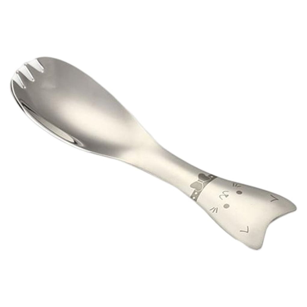 chidgrass Short Handle Spoon Stainless Steel Dessert Scoops Teaspoon ...