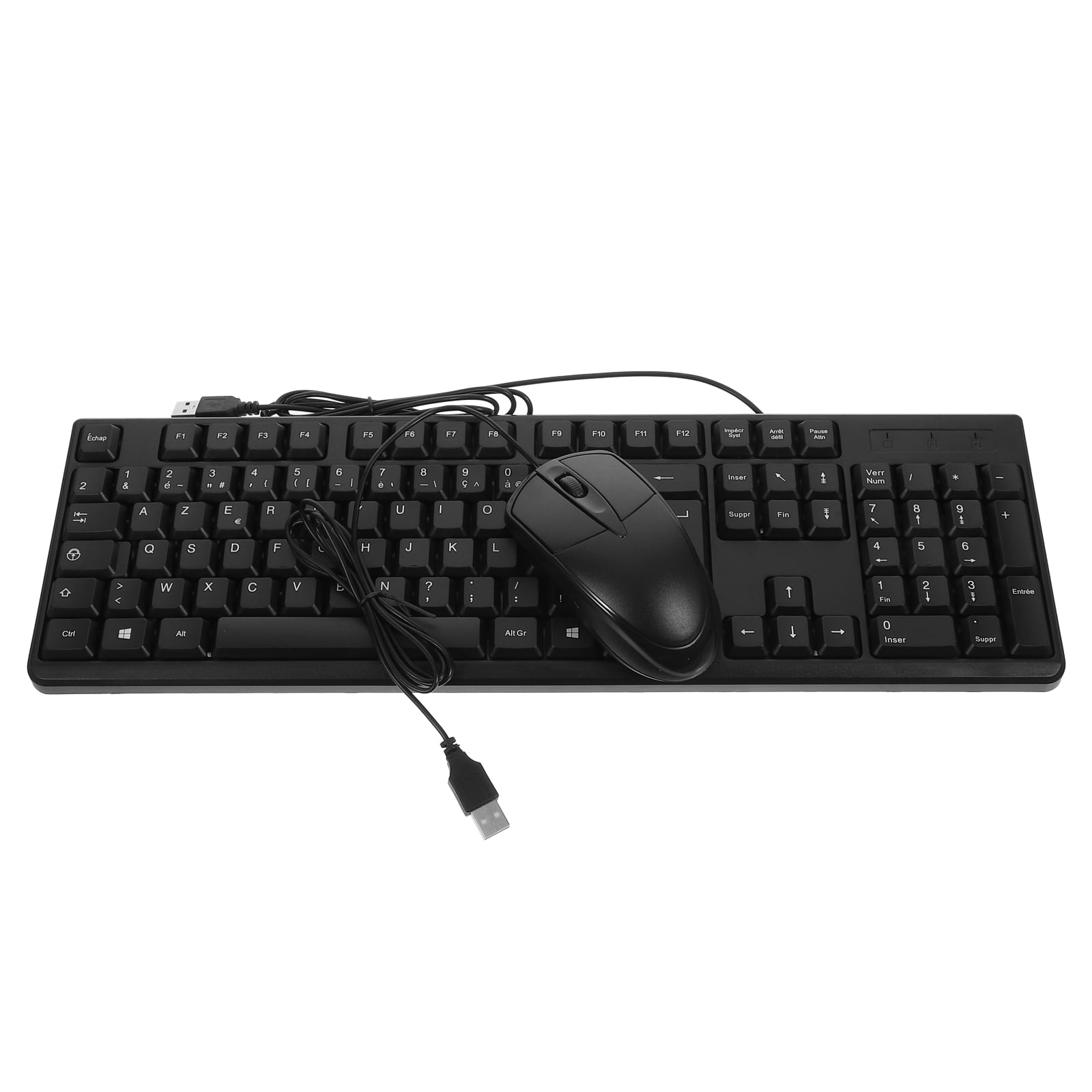 KALLORY Keyboard and Mouse Set Black 1Set 17.3X5.3X1In - Walmart.com