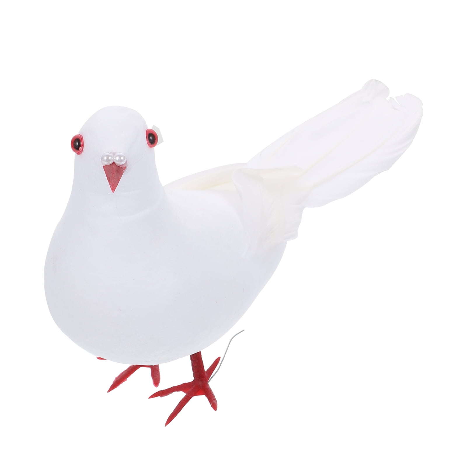 unbranded Simulated Dove of Peace Plush Bird Simulation Decor Birds ...