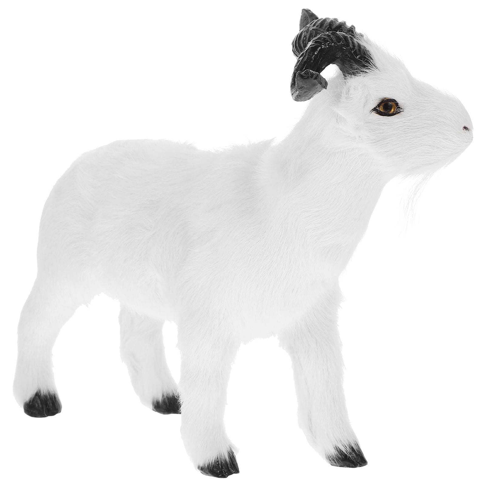 unbranded Simulated Goat Figurine Small Goat Statue Fake Goat Modeling ...