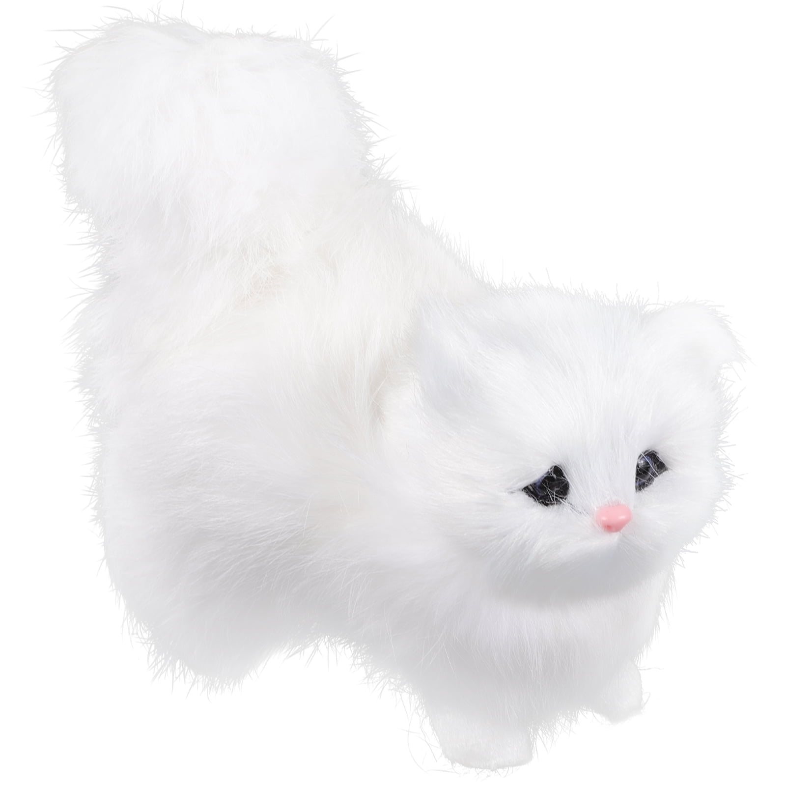 unbranded Simulation Cat Decoration Fake Cat Model Child 13x13cm White ...