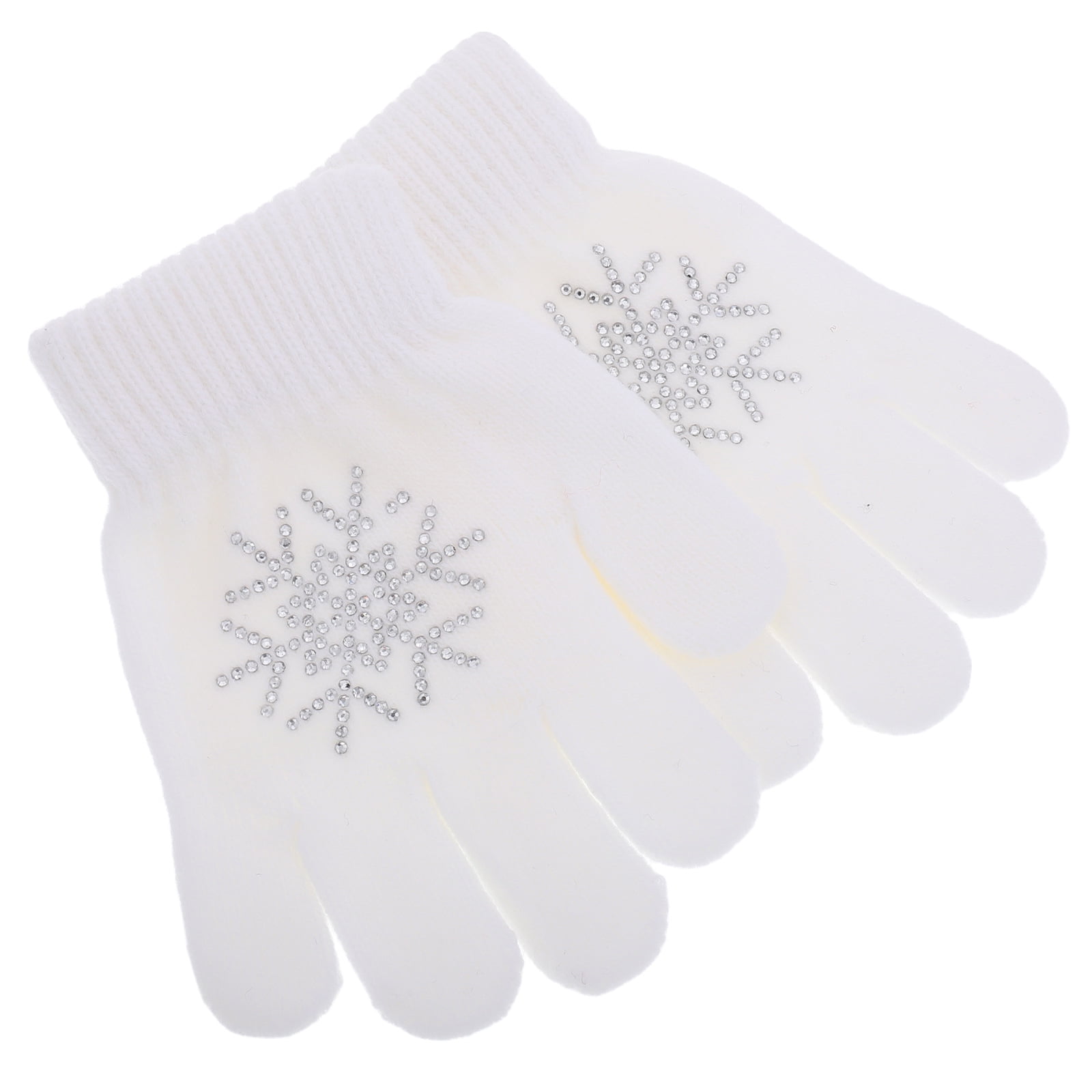 COSMOBETTY Ice Skating Gloves White 1 Pair 5.70X4.32X0.20In - Walmart.com