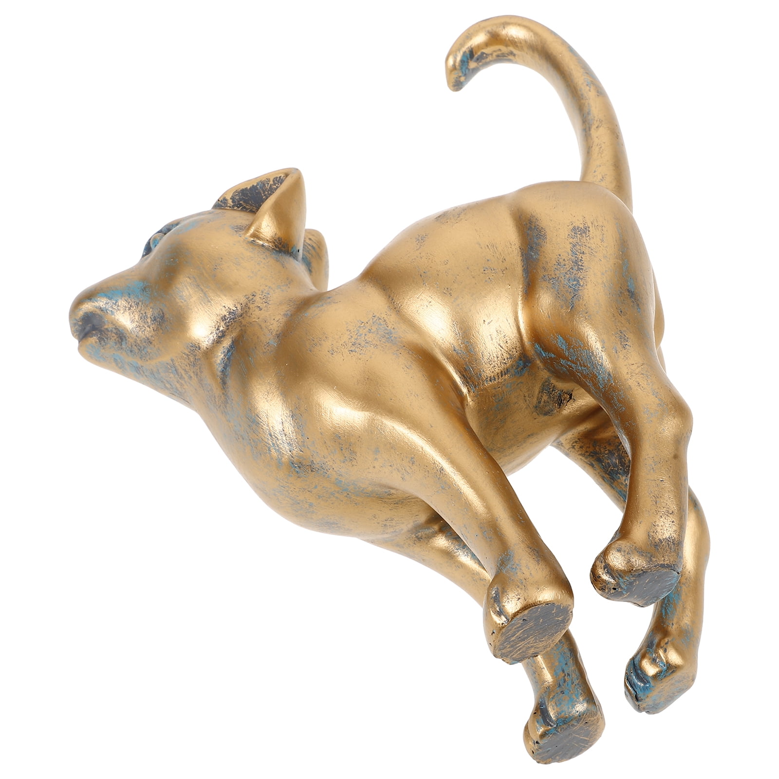 unbranded Small Cat Figurine Resin Cat Statue Decorative Cat Statue Cat ...