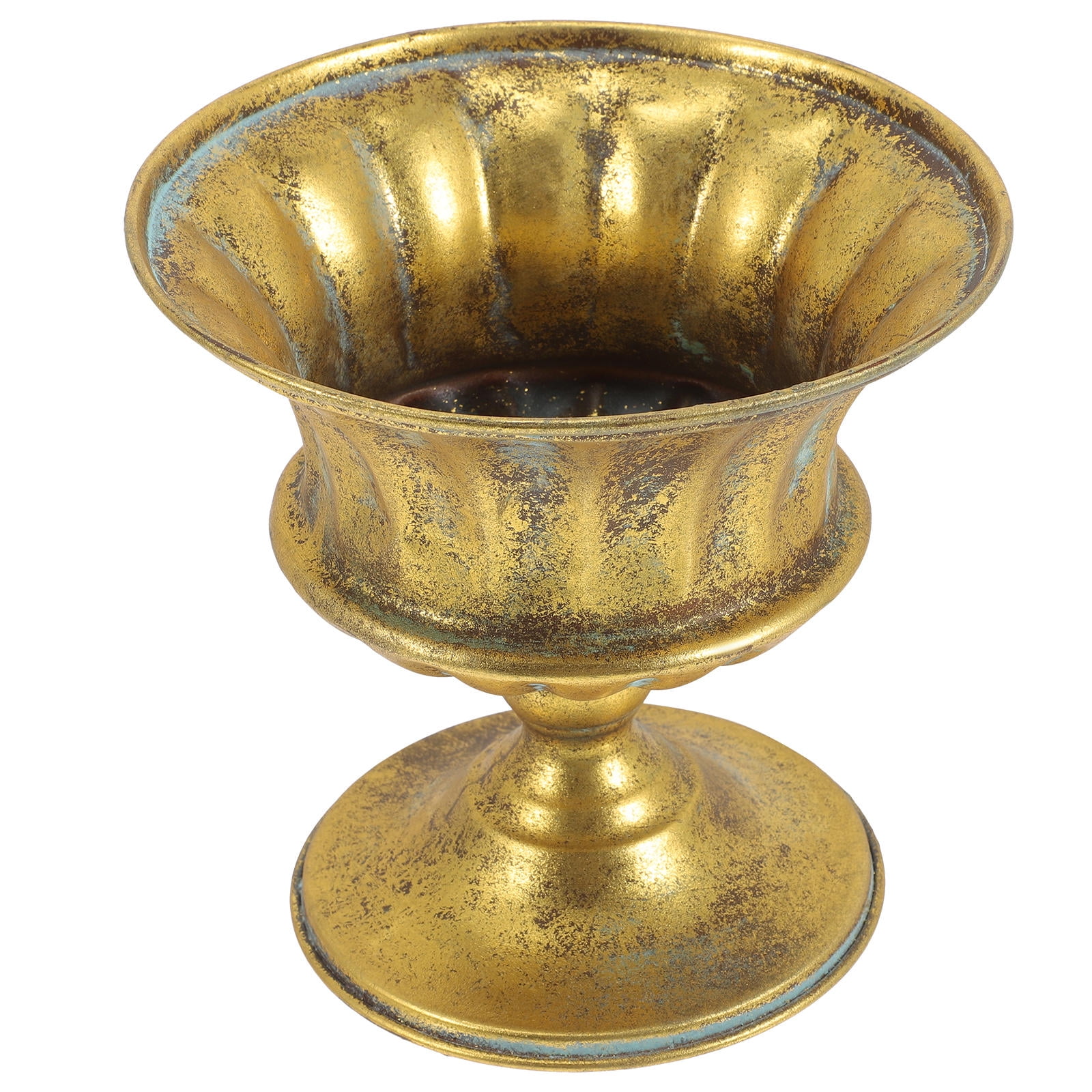 unbranded Small Gold Plant Pot Planters European Retro Flowerpot Simple ...