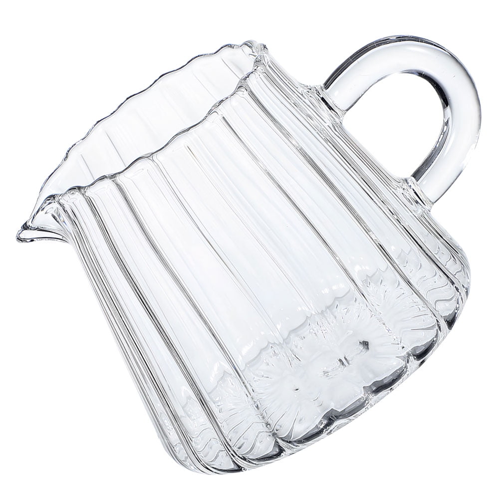 COSMOBETTY Tea Pitcher Glass Creamer Pitcher Transparent High ...
