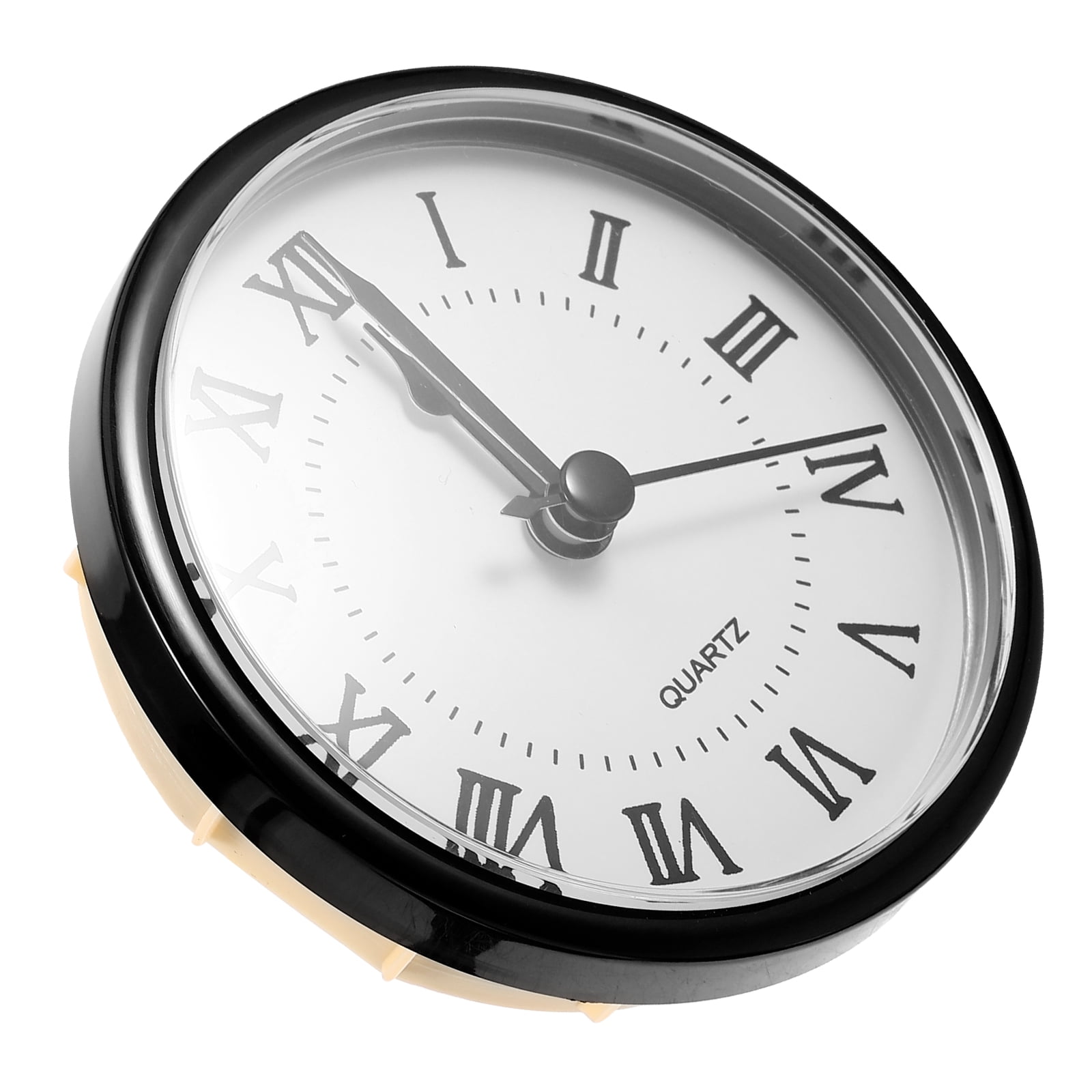 unbranded Small Quartz Clock Insert DIY Clock Plastic Small Clock Roman ...