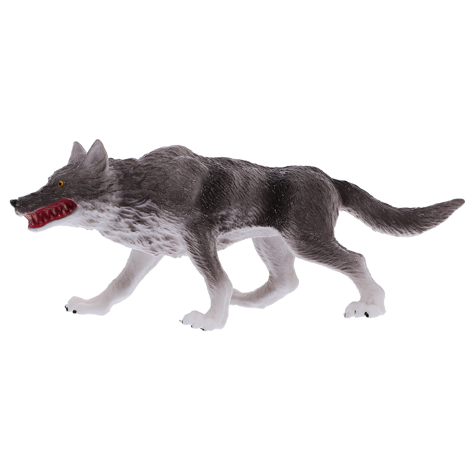 unbranded Small Simulation Wolf Model Plastic Wild Animal Model Fake ...