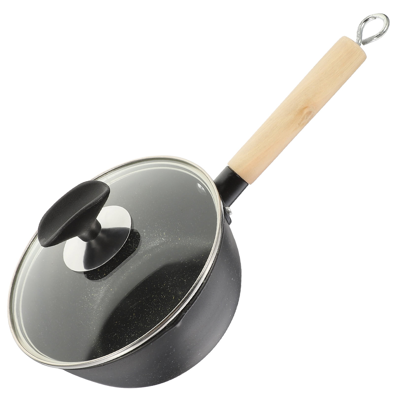 unbranded Snow Pan Nonstick Frying Sauce Pans Beverages Wok with Lid ...