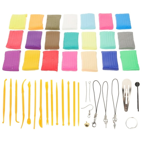 unbranded Soft Clay Set Beginner Clay Craft Polymer Clay Craft Kit ...