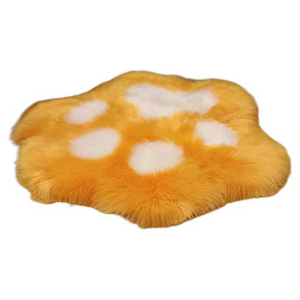 chidgrass Soft Plush Carpet Animal Footprint Shape Fashion Home Hotel ...