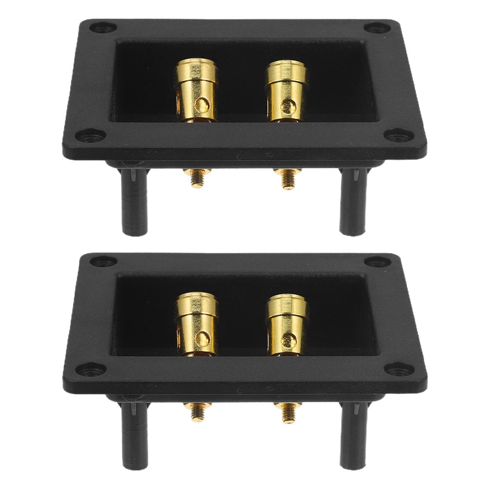 FRCOLOR 2pcs Speaker Box Terminal Cup for Car Home Audio Silver Plastic ...