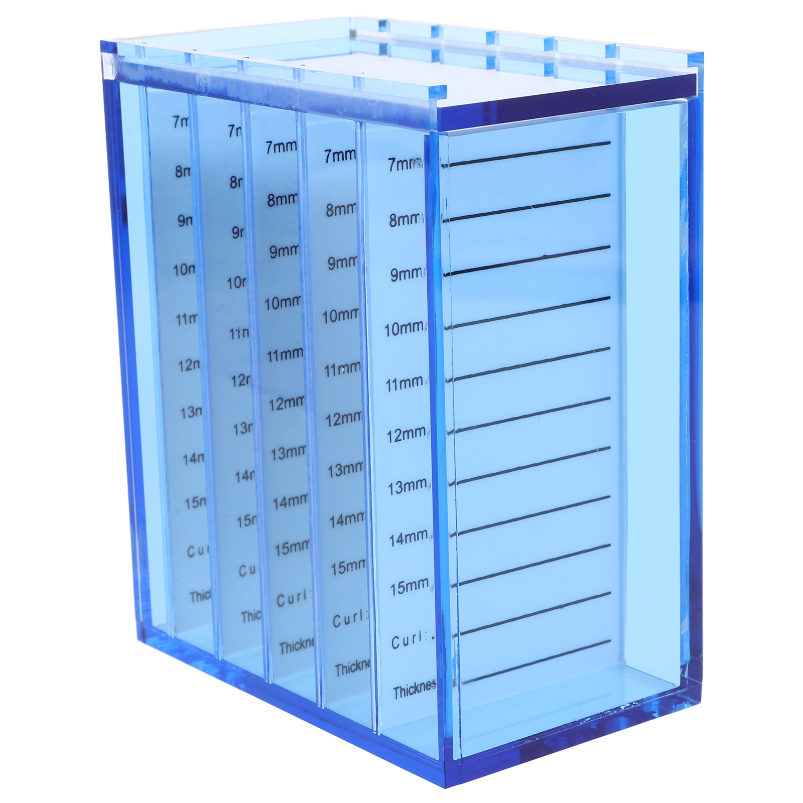 unbranded Spice Rack Organiser Dividers Eyelash Storage Box - Walmart.com