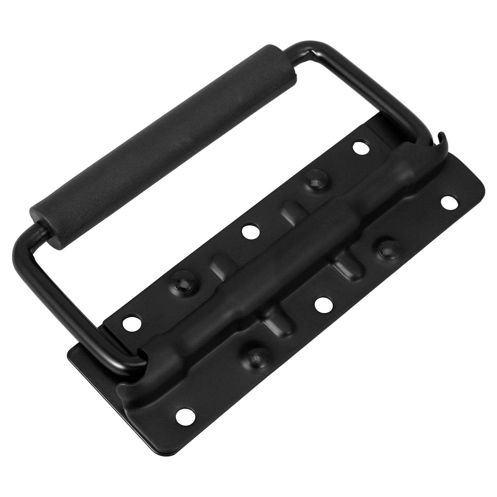 unbranded Spring Loaded Case Handle Heavy Duty Metal Black Surface ...