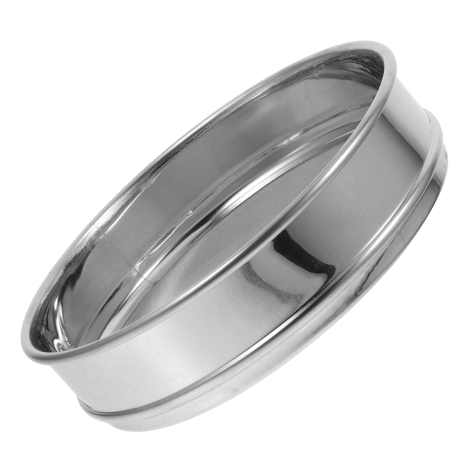 unbranded Stainless Steel Lab Sieve Pan Mesh Sieve Pan for Screening ...