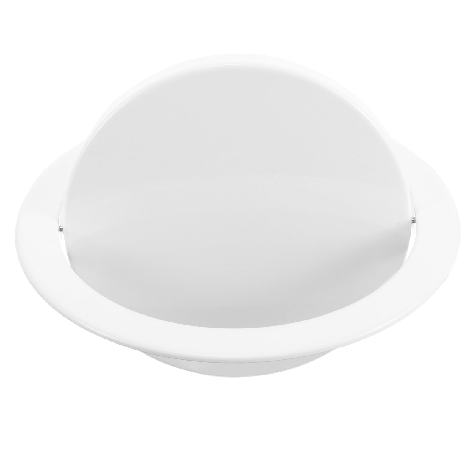 unbranded Stainless Steel Push Top Trash Can Bin Kitchen Office White ...